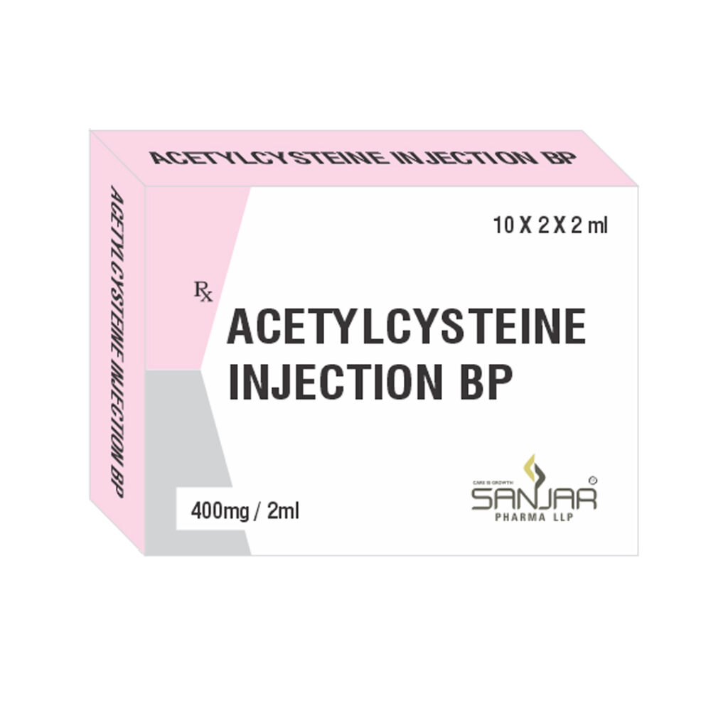 Acetylcysteine Injection BP - Sanjar Pharma